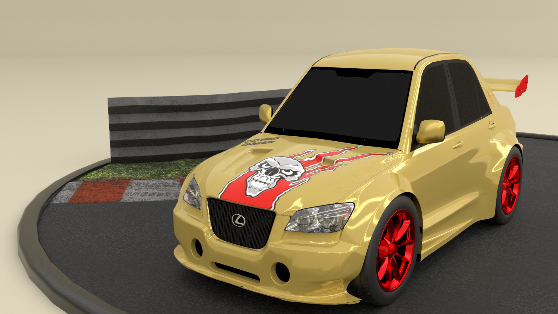 Need for Speed Most Wanted Lexus is300 Cartoon Model by Ender Sen ...