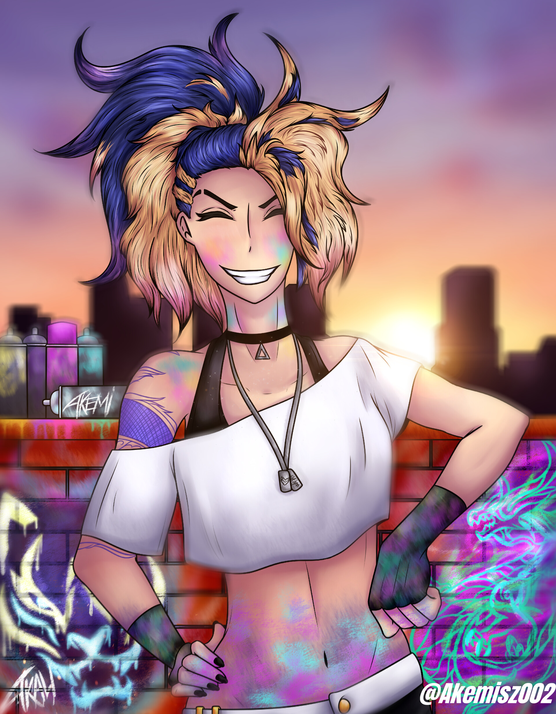 ArtStation - Akali spray