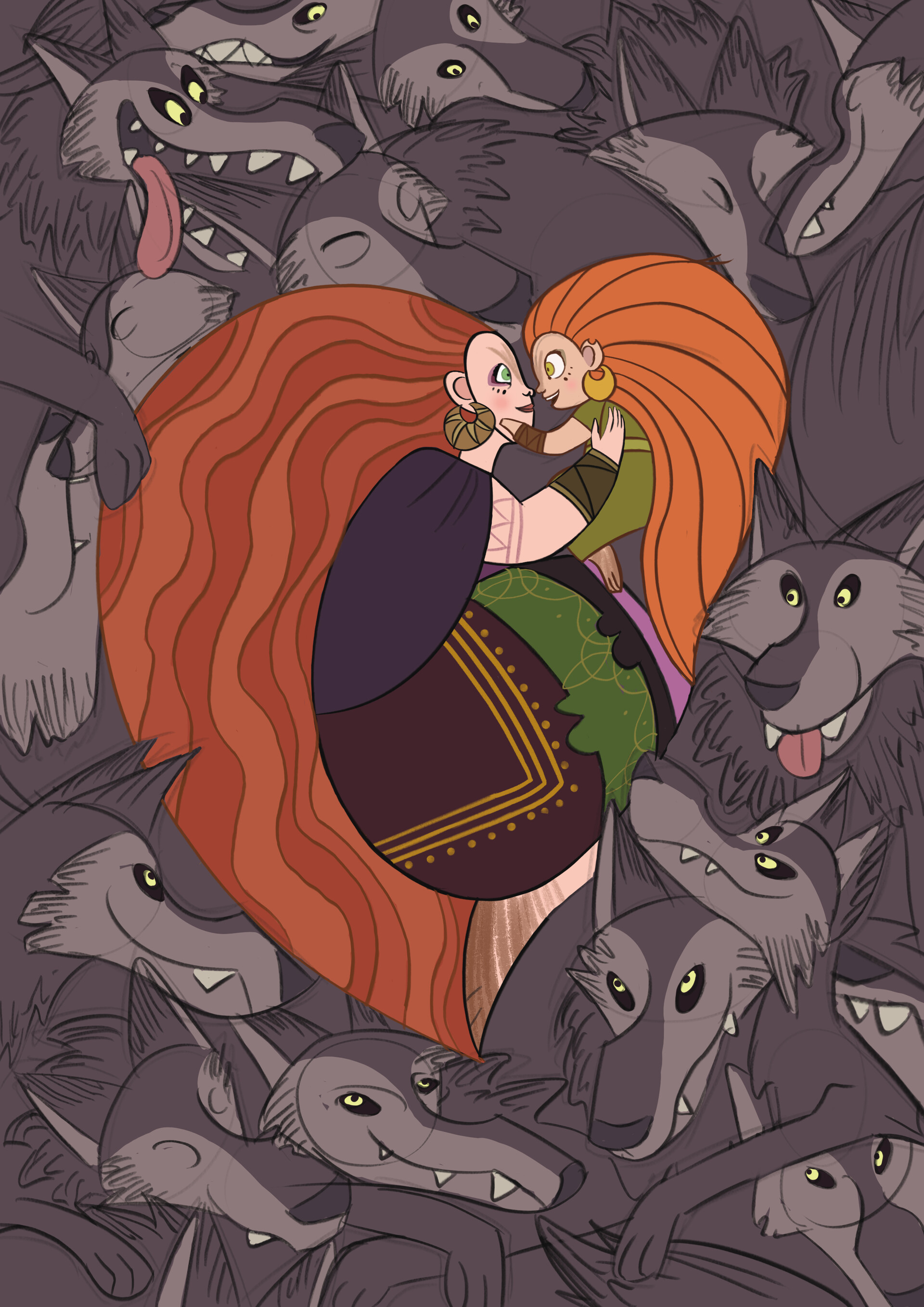 ArtStation - Wolfwalkers: Happy Mother's day