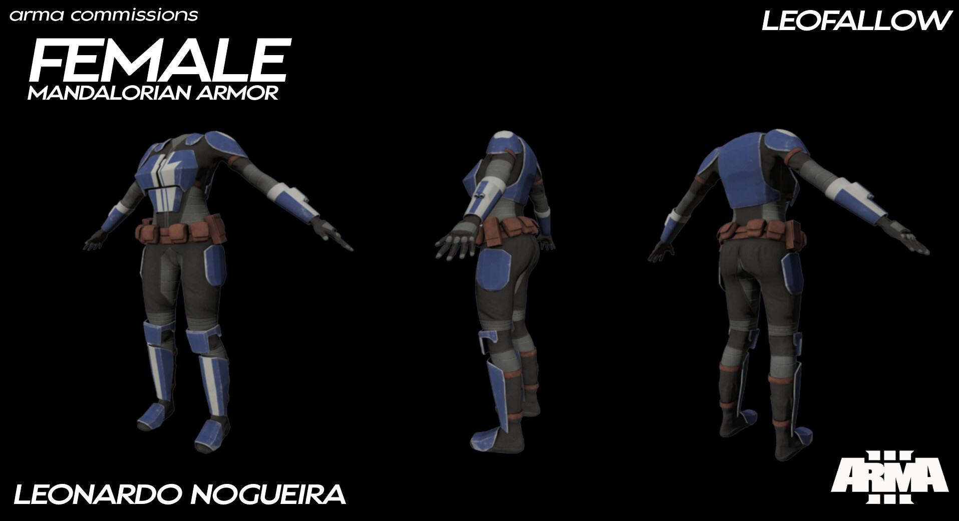 Artstation Female Mandalorian Armor