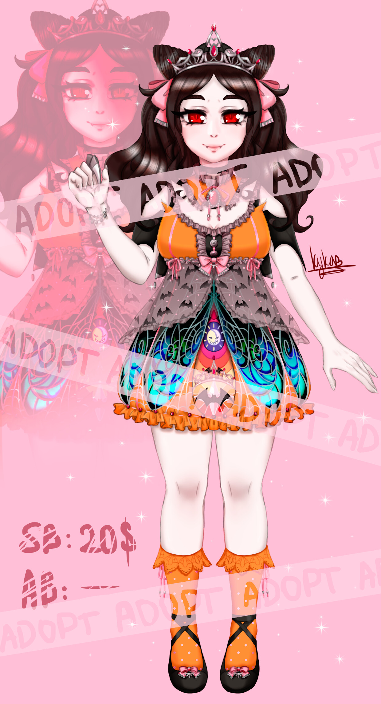 ArtStation - Vampire Princess Adopt, very pink