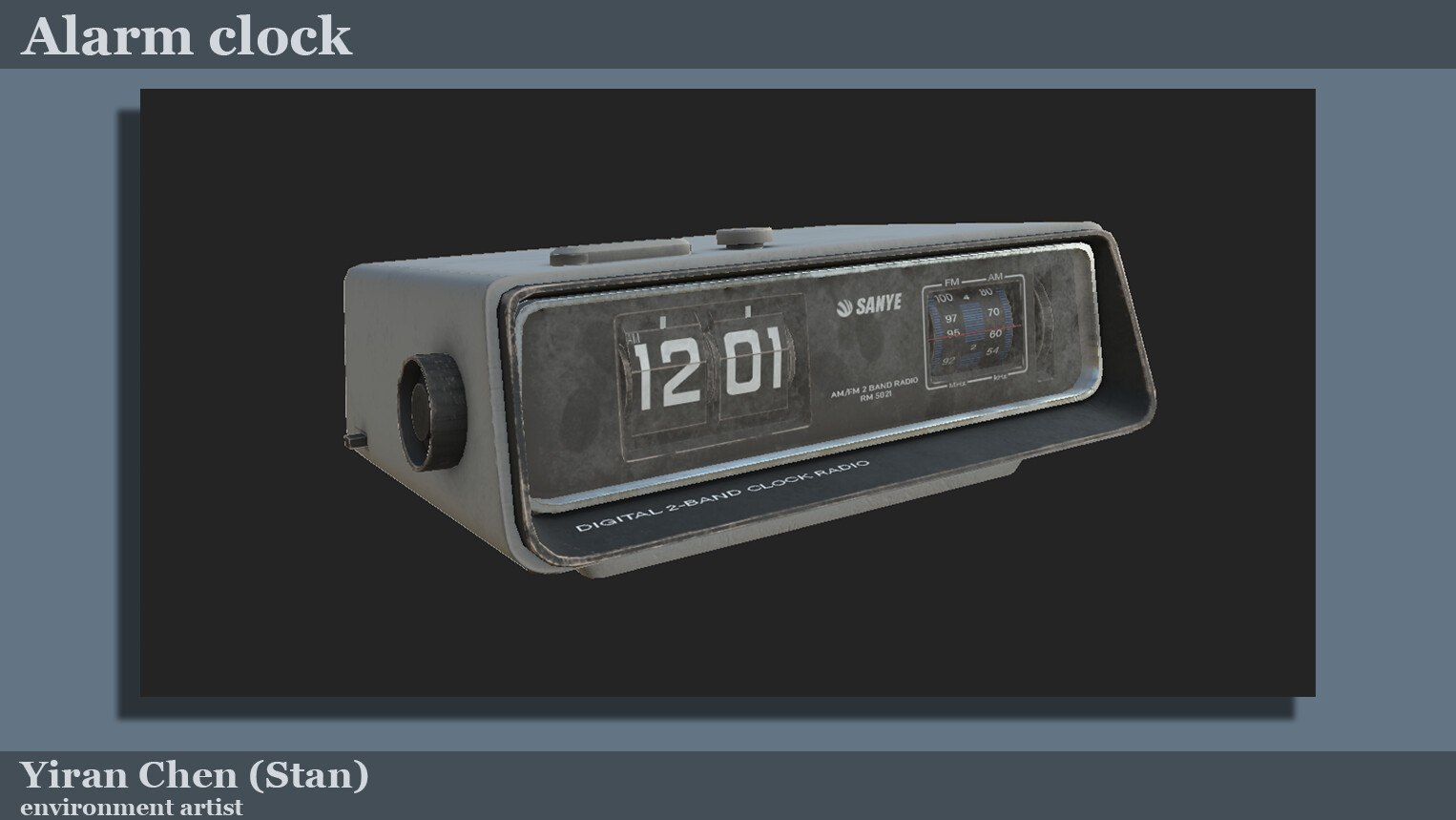 ArtStation - alarm clock