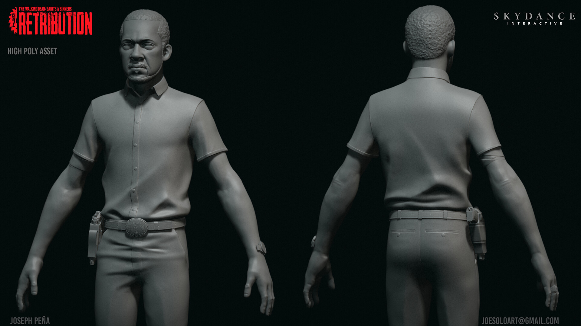 Joe Solo - TWD Saints and Sinners Chapter 2 - Sonny High Poly- 2021