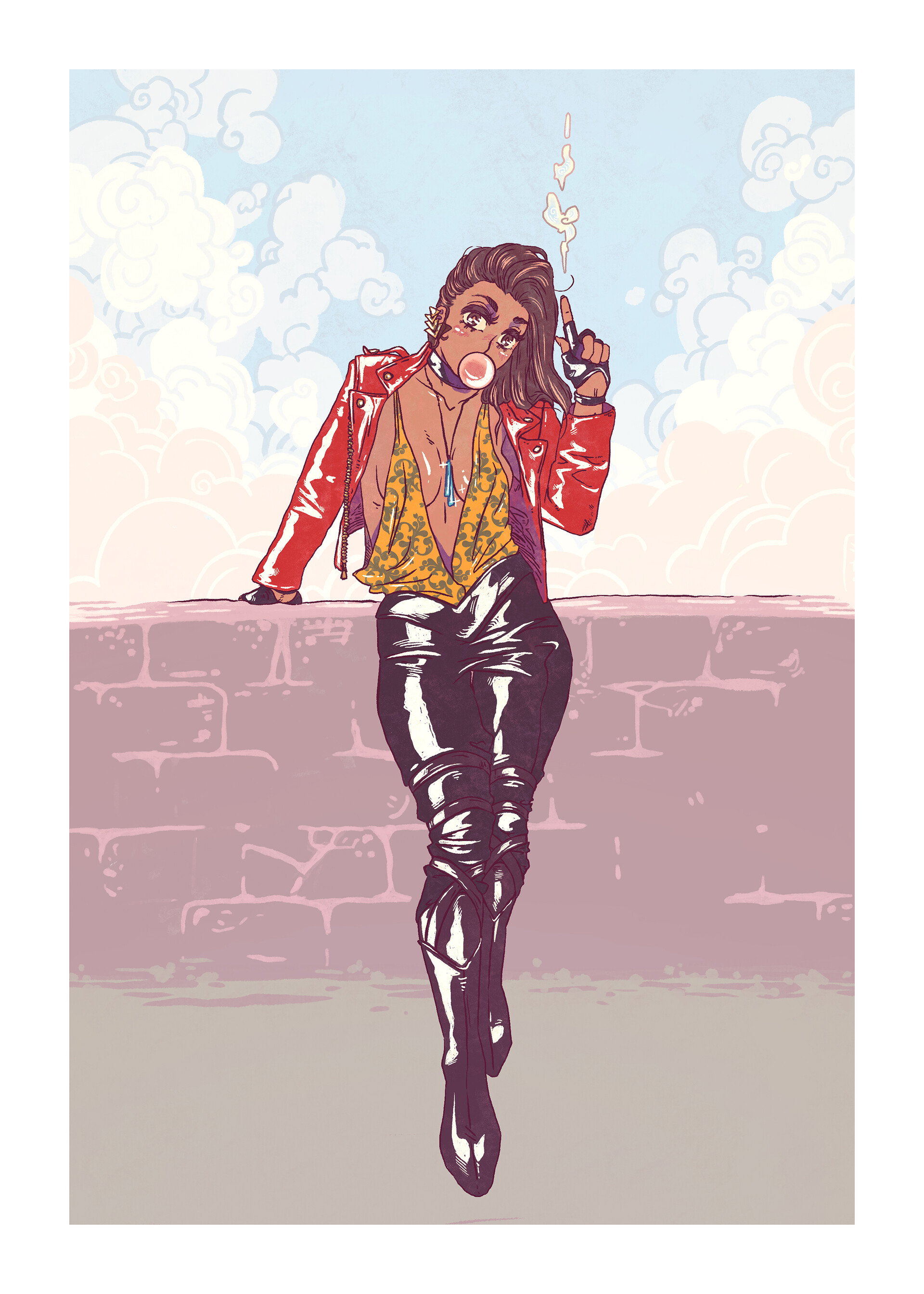 ArtStation - Feisty gunner girl