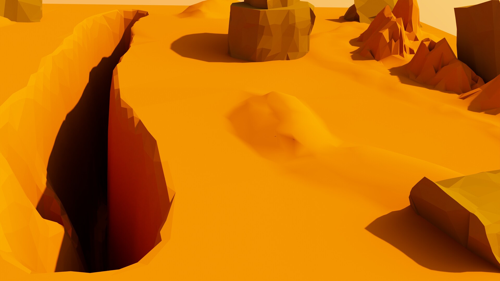 ArtStation - Low-Poly Desert