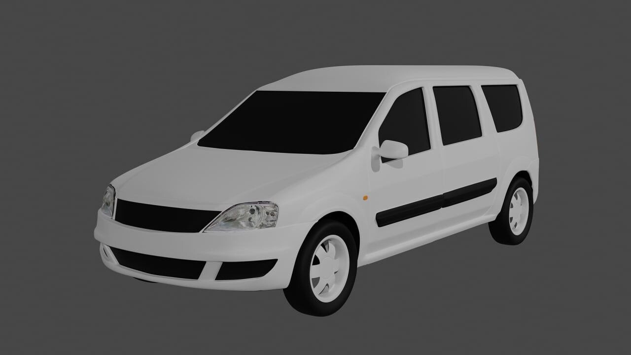 ArtStation - Dacia Logan