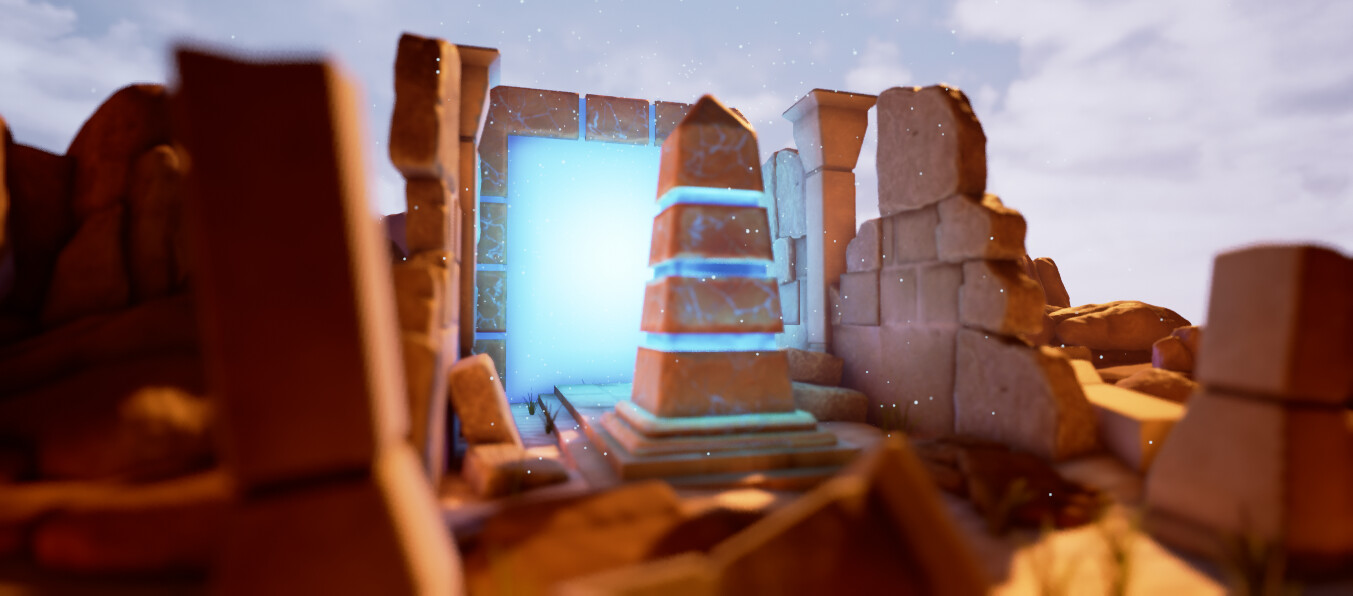 ArtStation - Fantasy Ruins + Portal