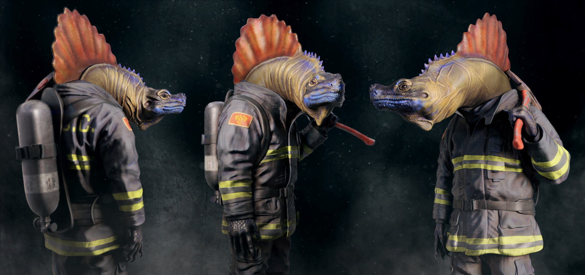 Dayell Colin - Sailfin Firefighter