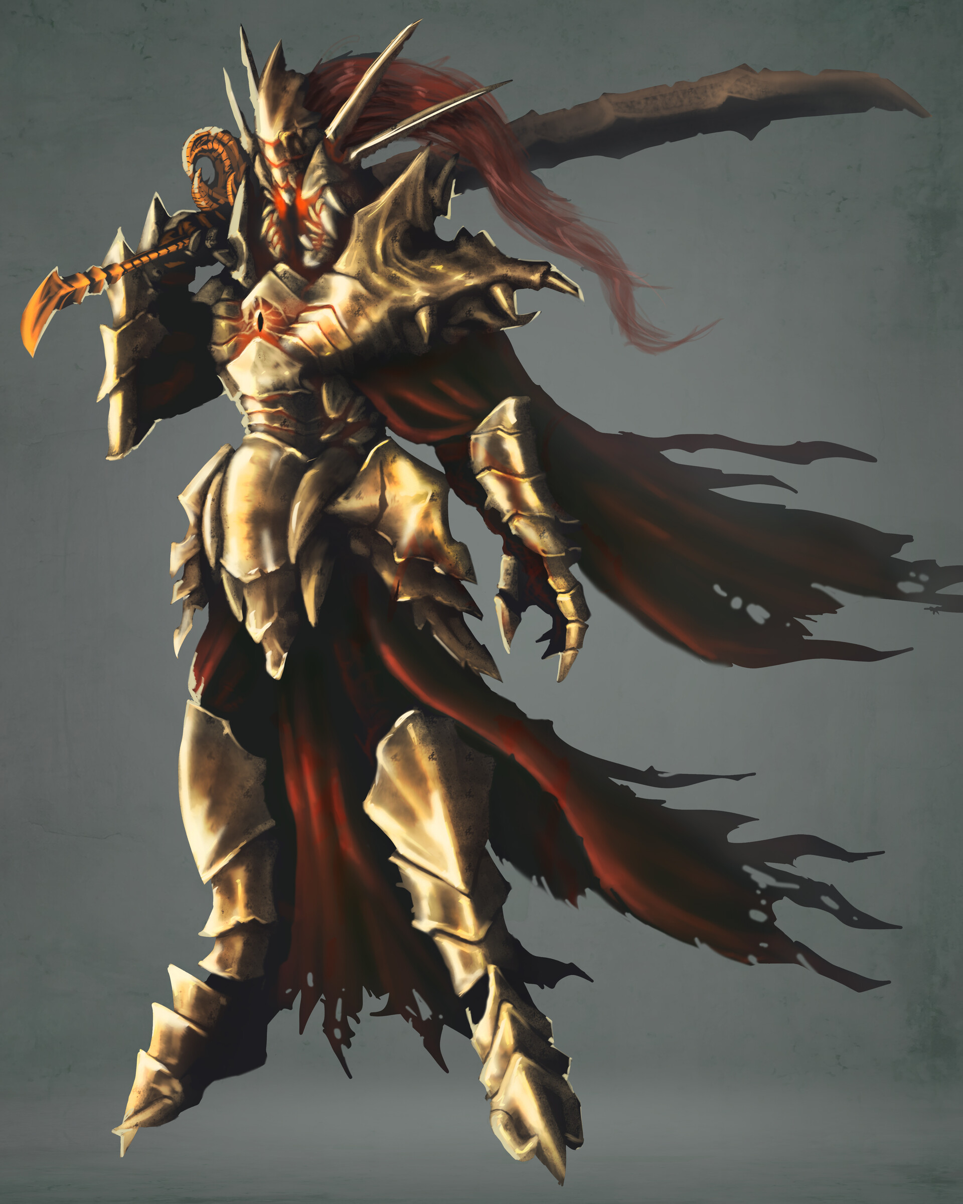 ArtStation - curesd dragon knight