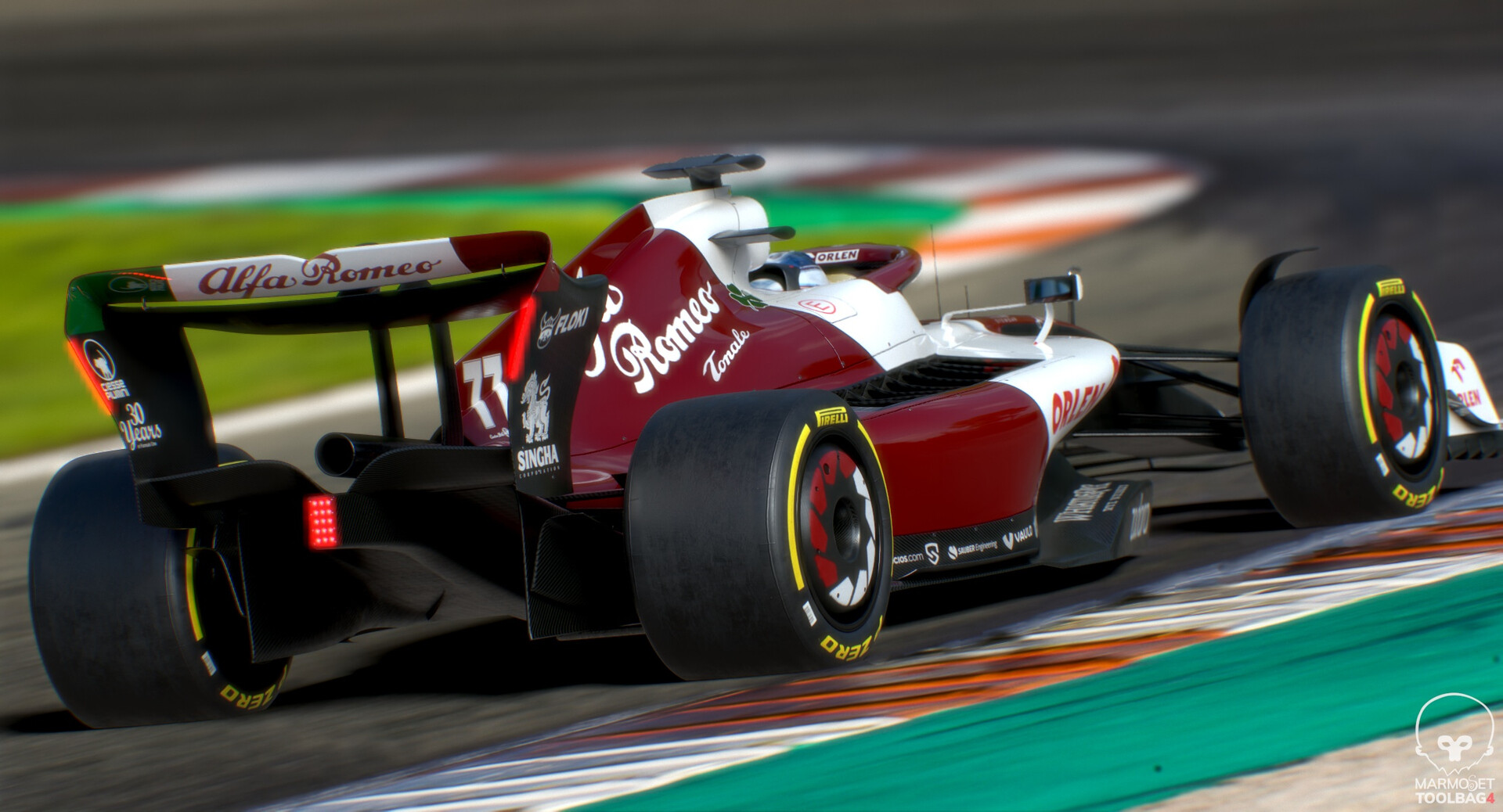 OpticalDreamSoft - Alfa Romeo C42 F1 Team Season 2022 Race Car 3D model