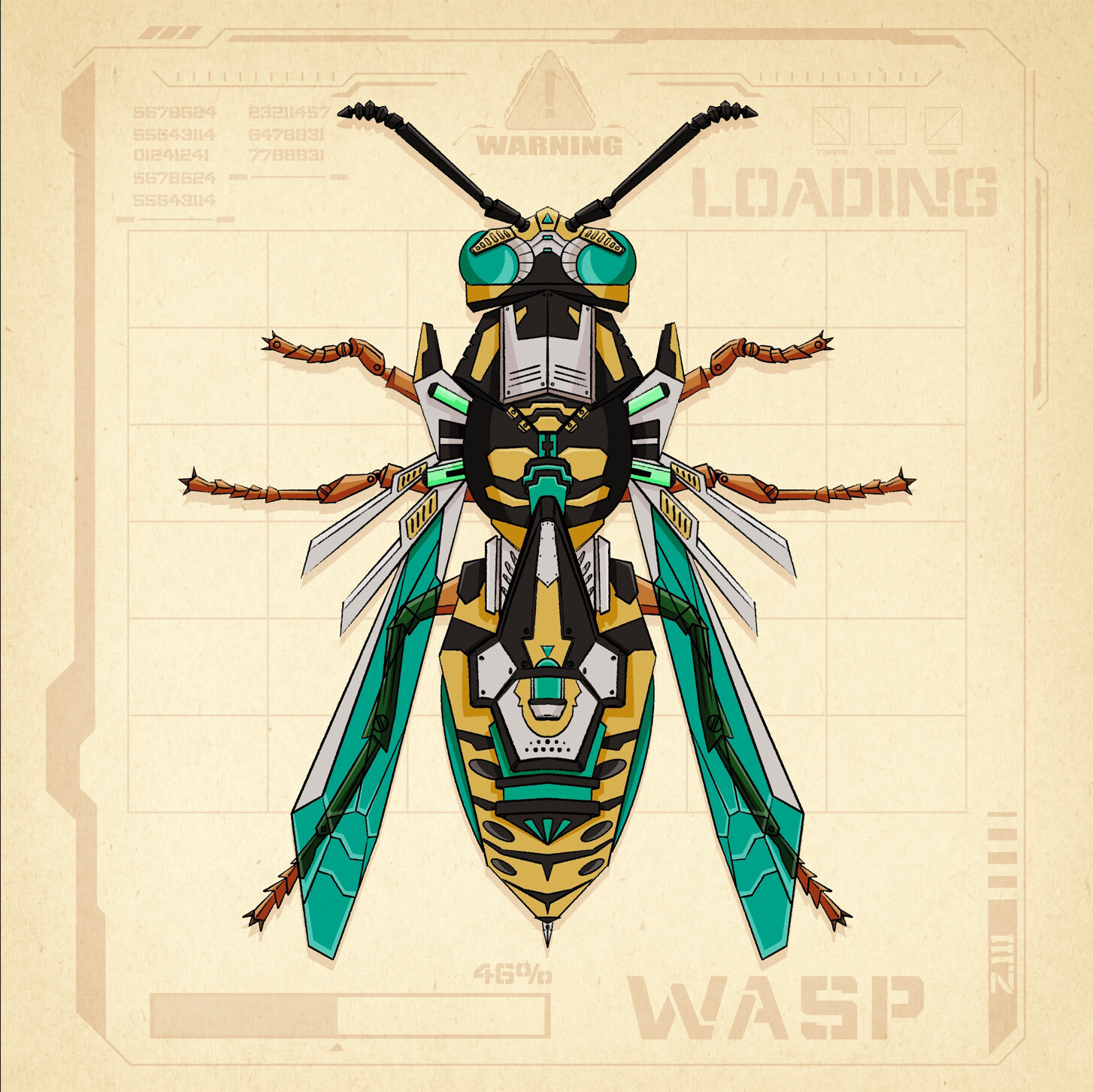 ArtStation - Wasp Mech