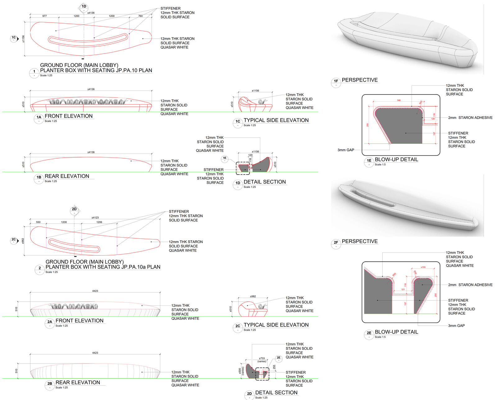 Ton Henson Datu - Solid Surface Items