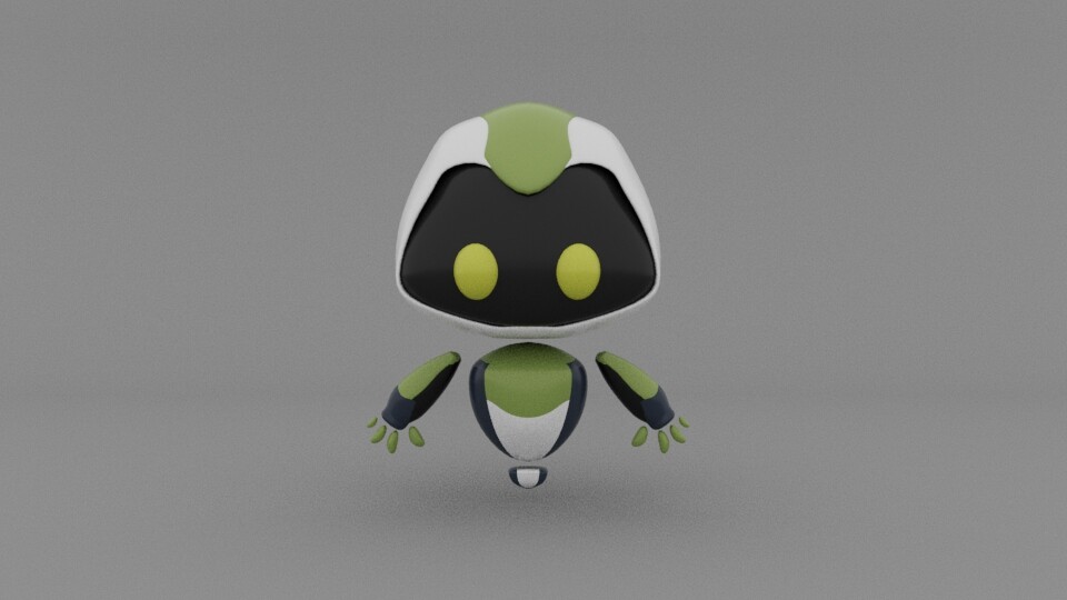 ArtStation - simple robo model in maya
