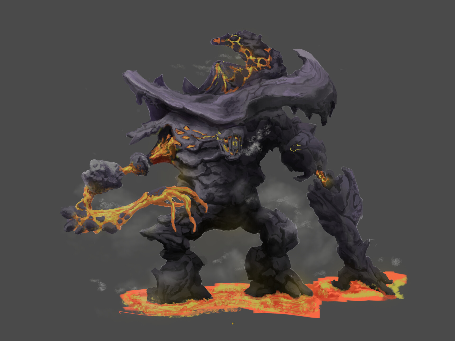 Golem De Lava