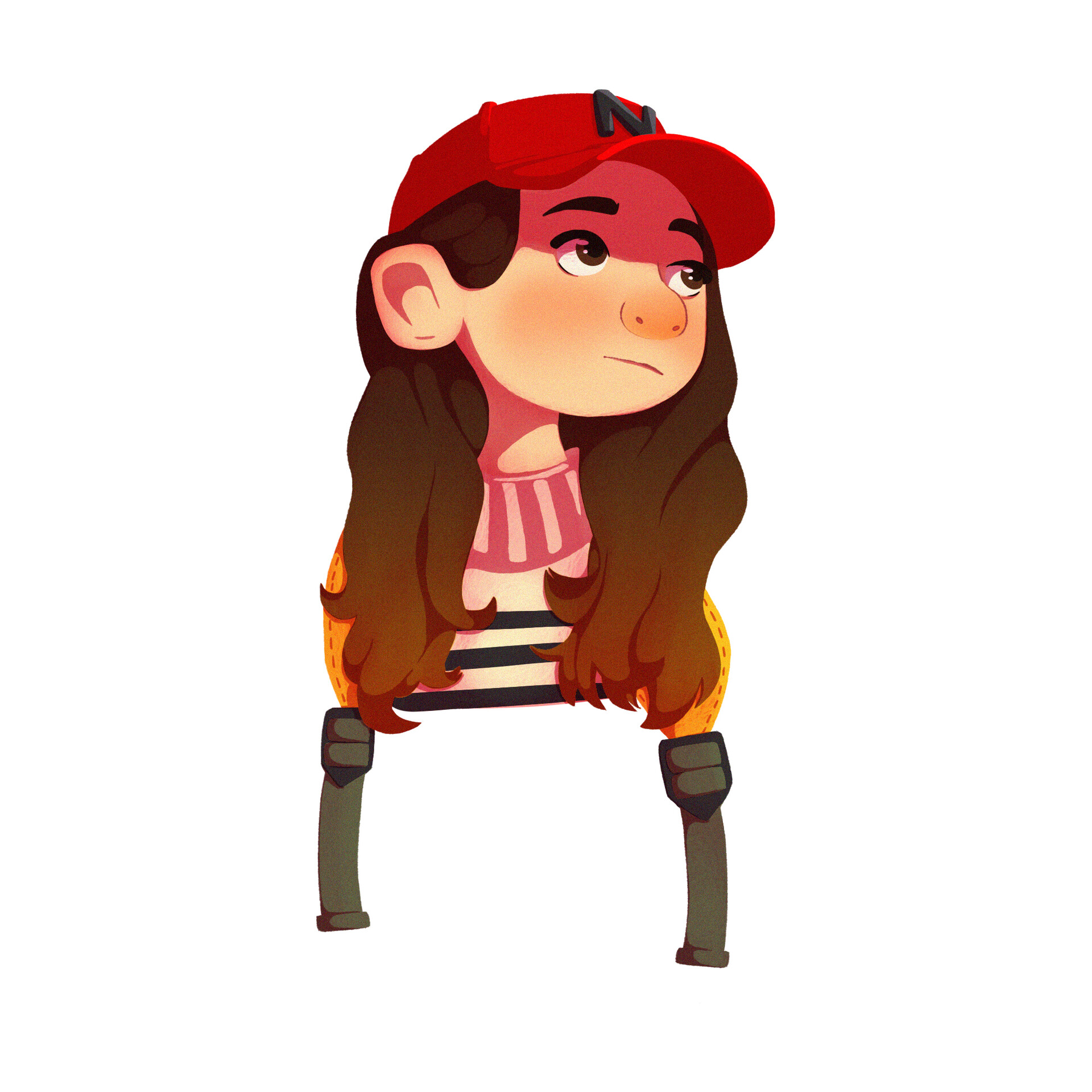 ArtStation - character design red hat