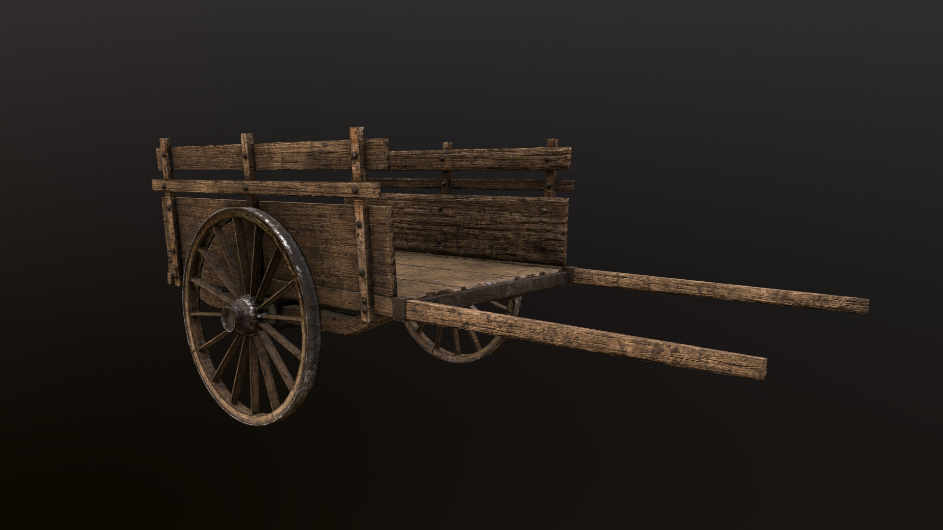ArtStation - Wooden cart