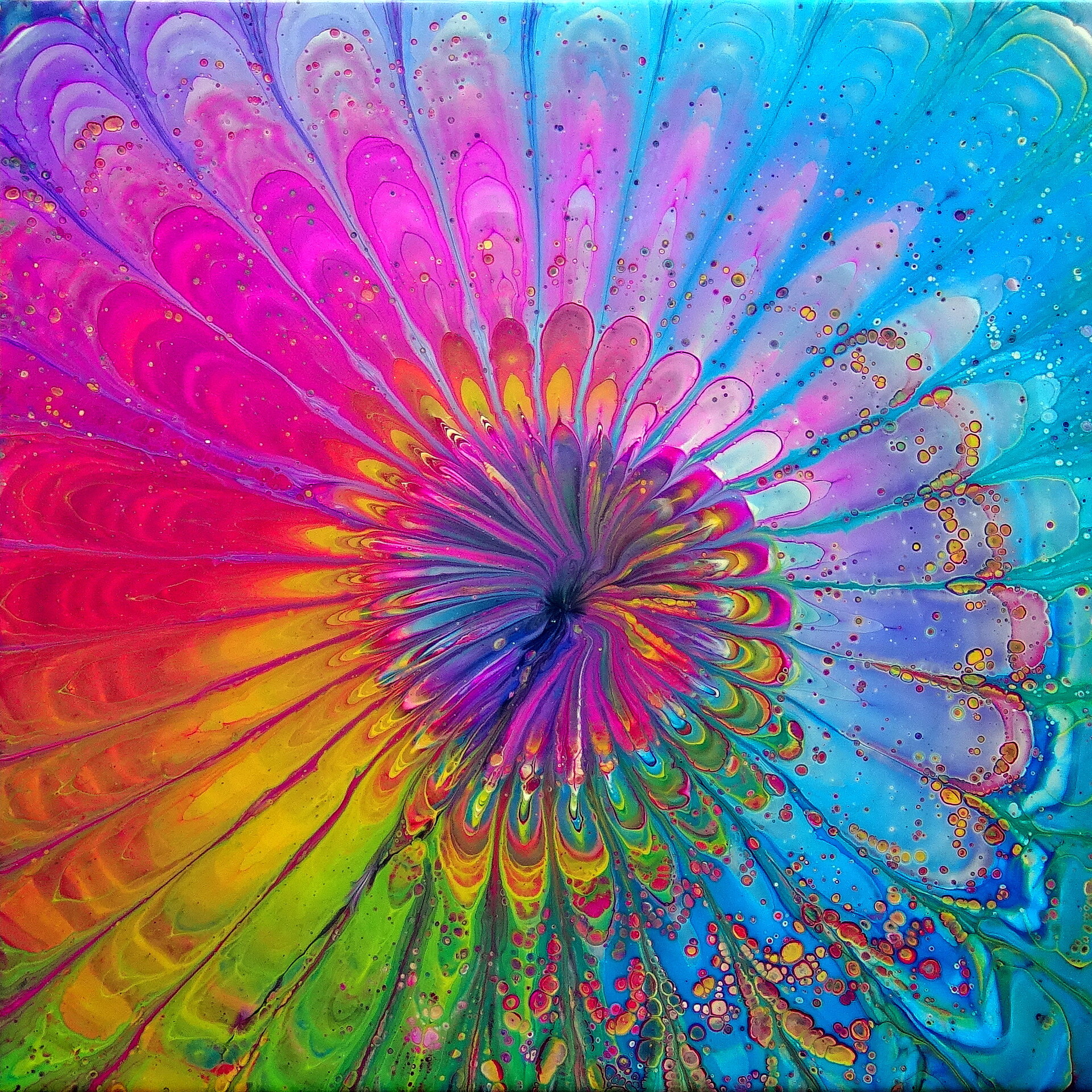 Fiona Art - Fluid art COMPILATION ~ 5 STRAINER and COLANDER Acrylic ...