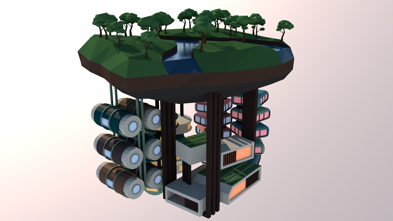 ArtStation - Floating islands