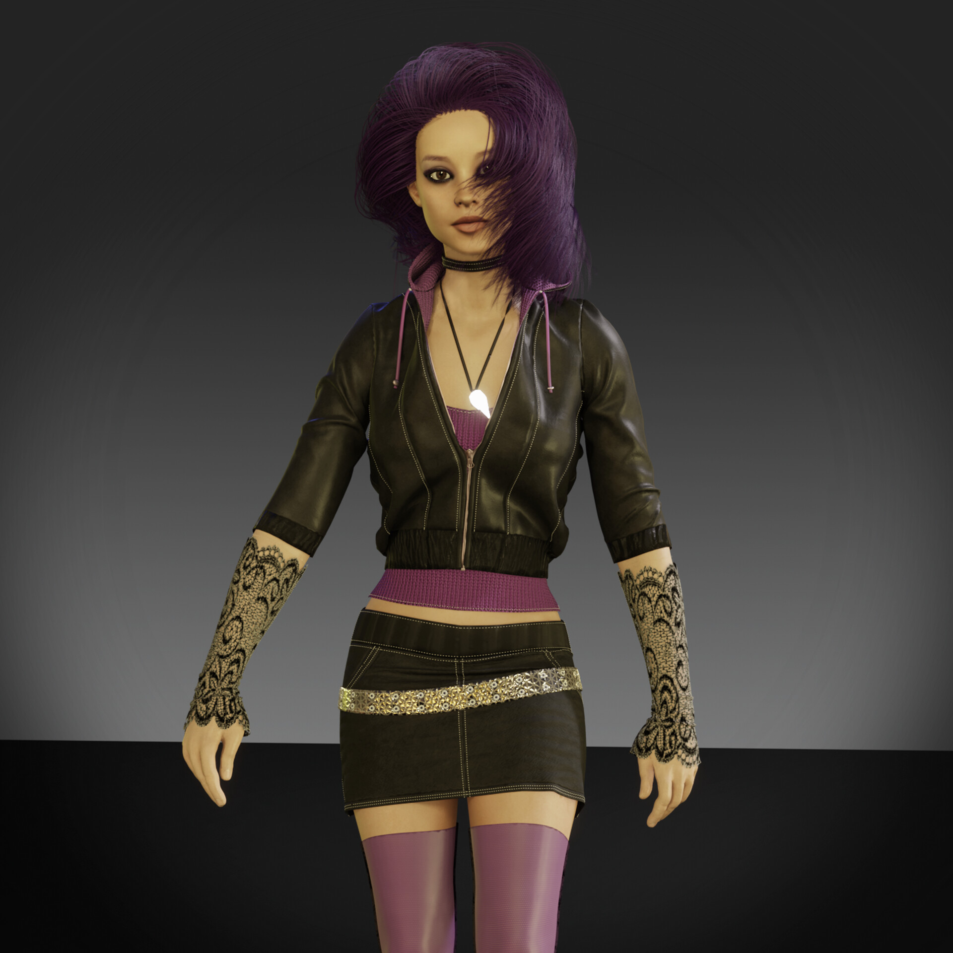 ArtStation - Punk girl