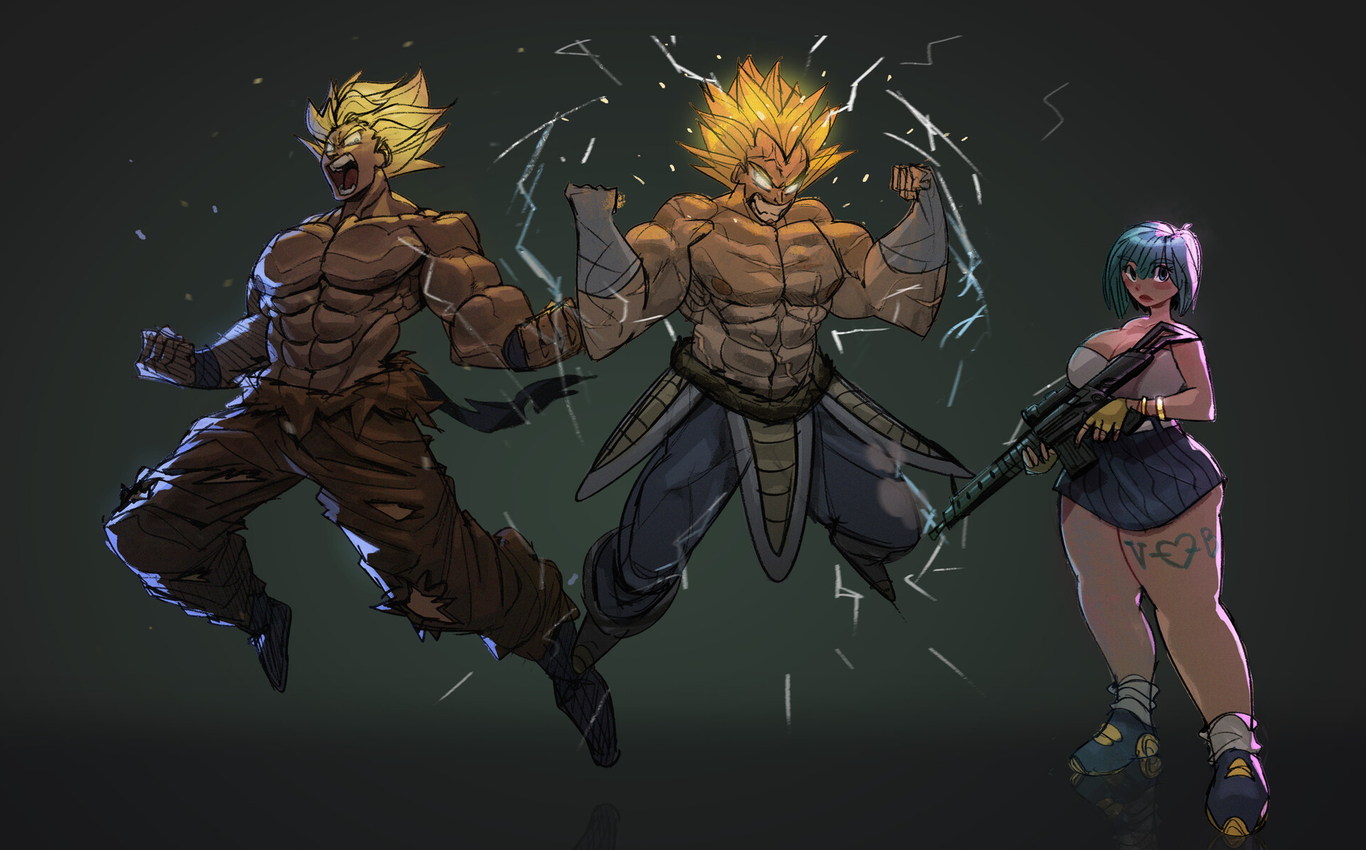 Dbz Vegeta And Bulma