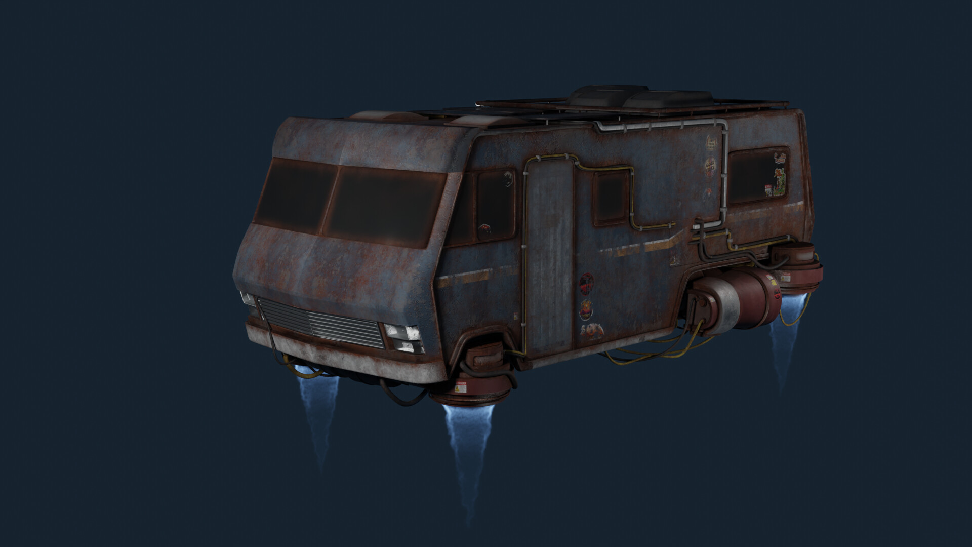 ArtStation - Sci-fi Camper Van