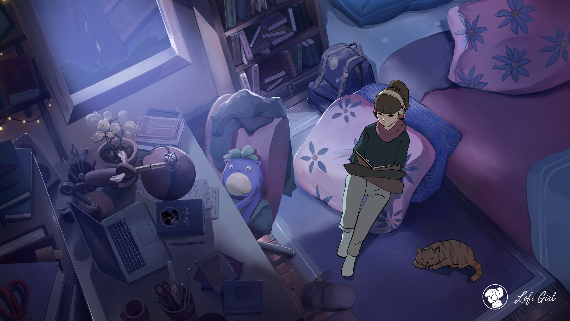 Jaka Prawira - Lofi Girl - Sleepless Night Compilation