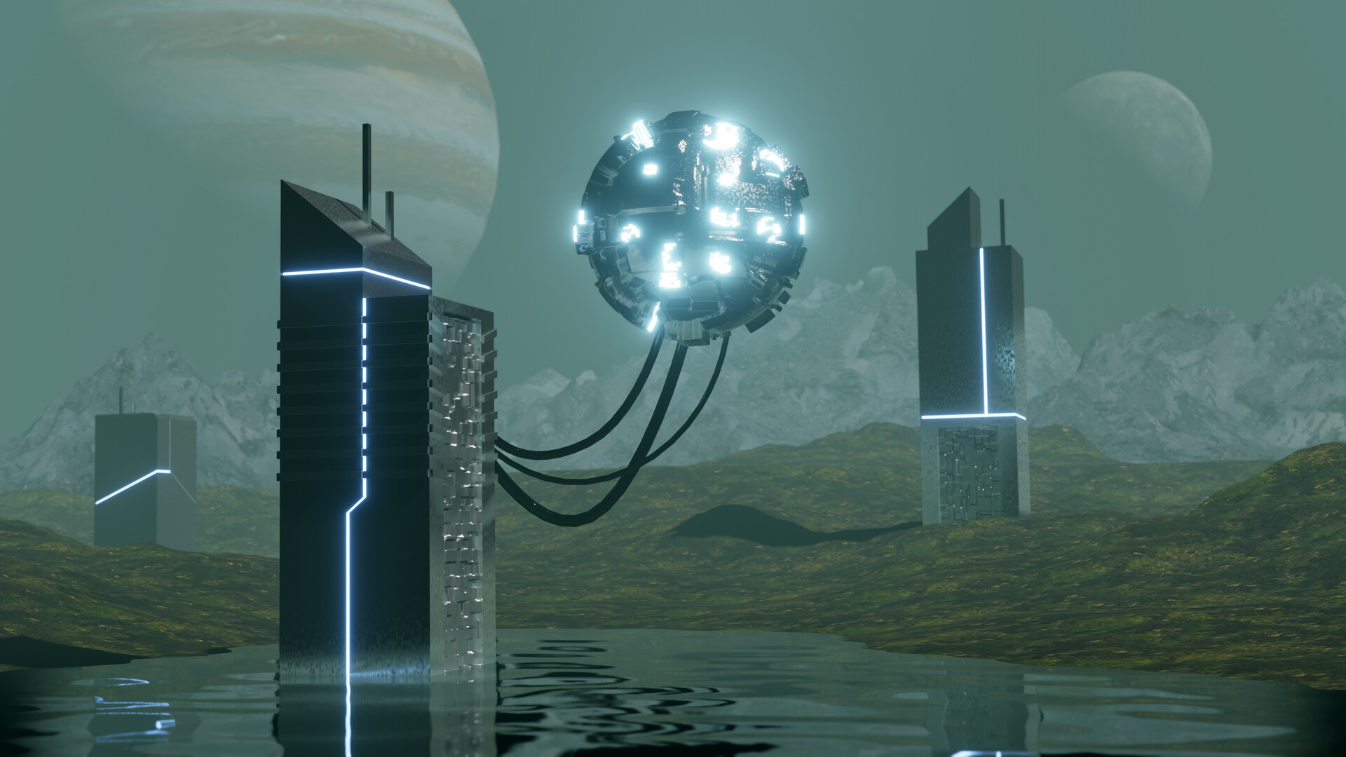 ArtStation - Alien Towers