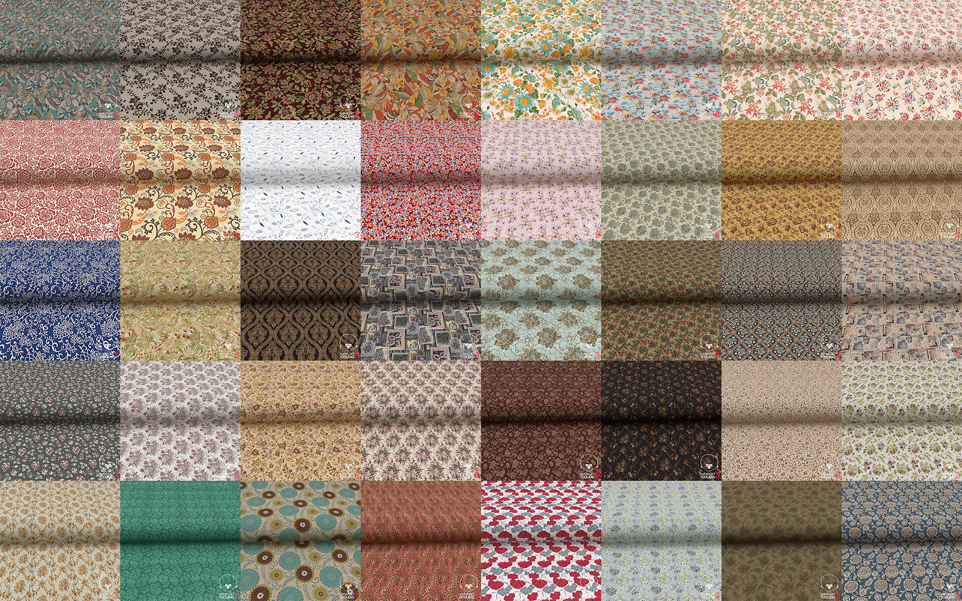 ArtStation - Fabric Vol 20 - Floral