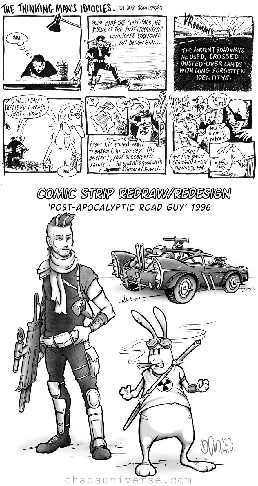 ArtStation - Character Design: Comic Strip Redraw