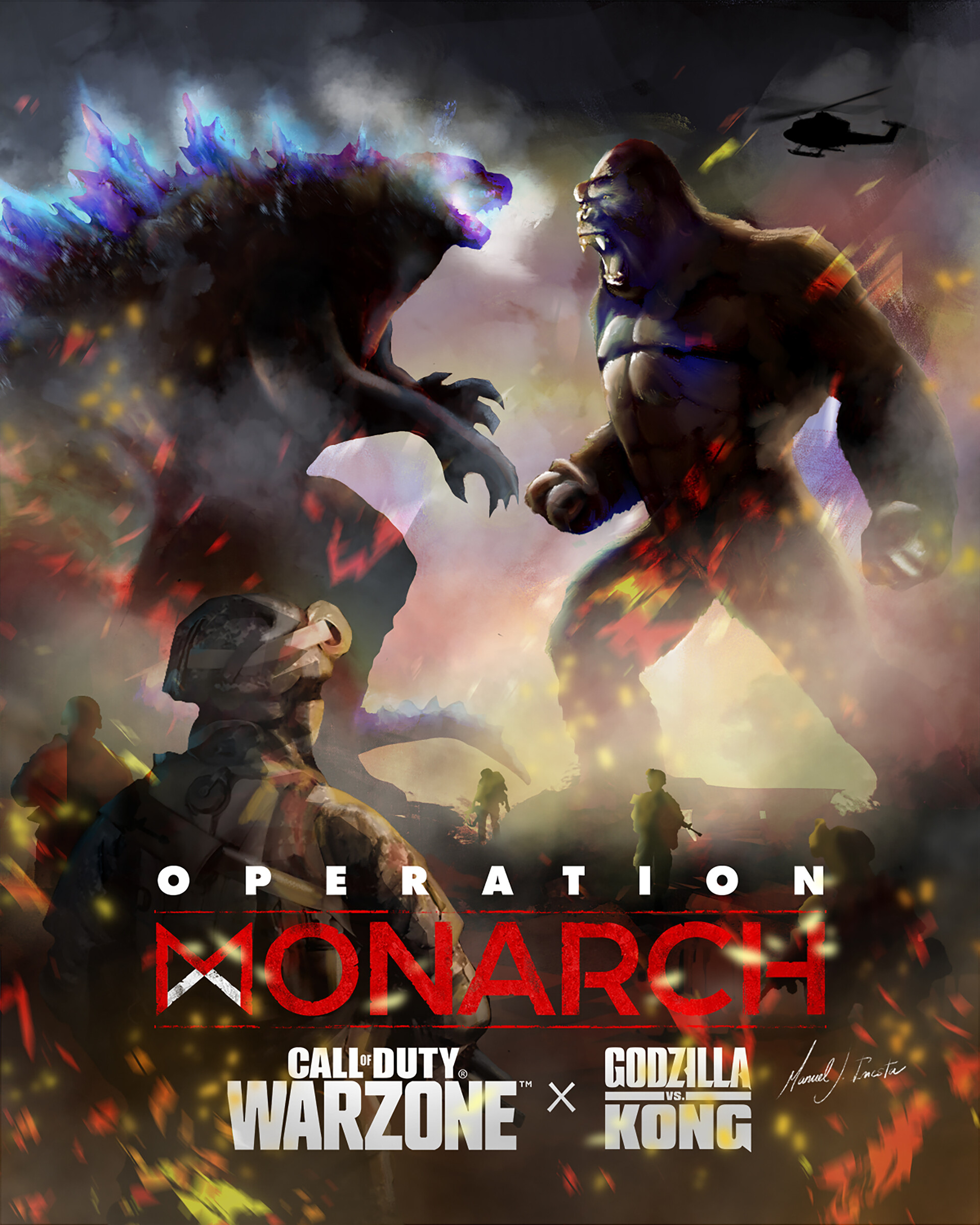 ArtStation - Operation Monarch. God vs King