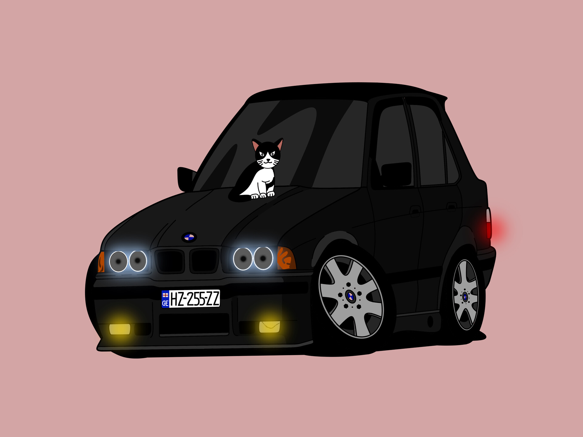 ArtStation - BMW E36