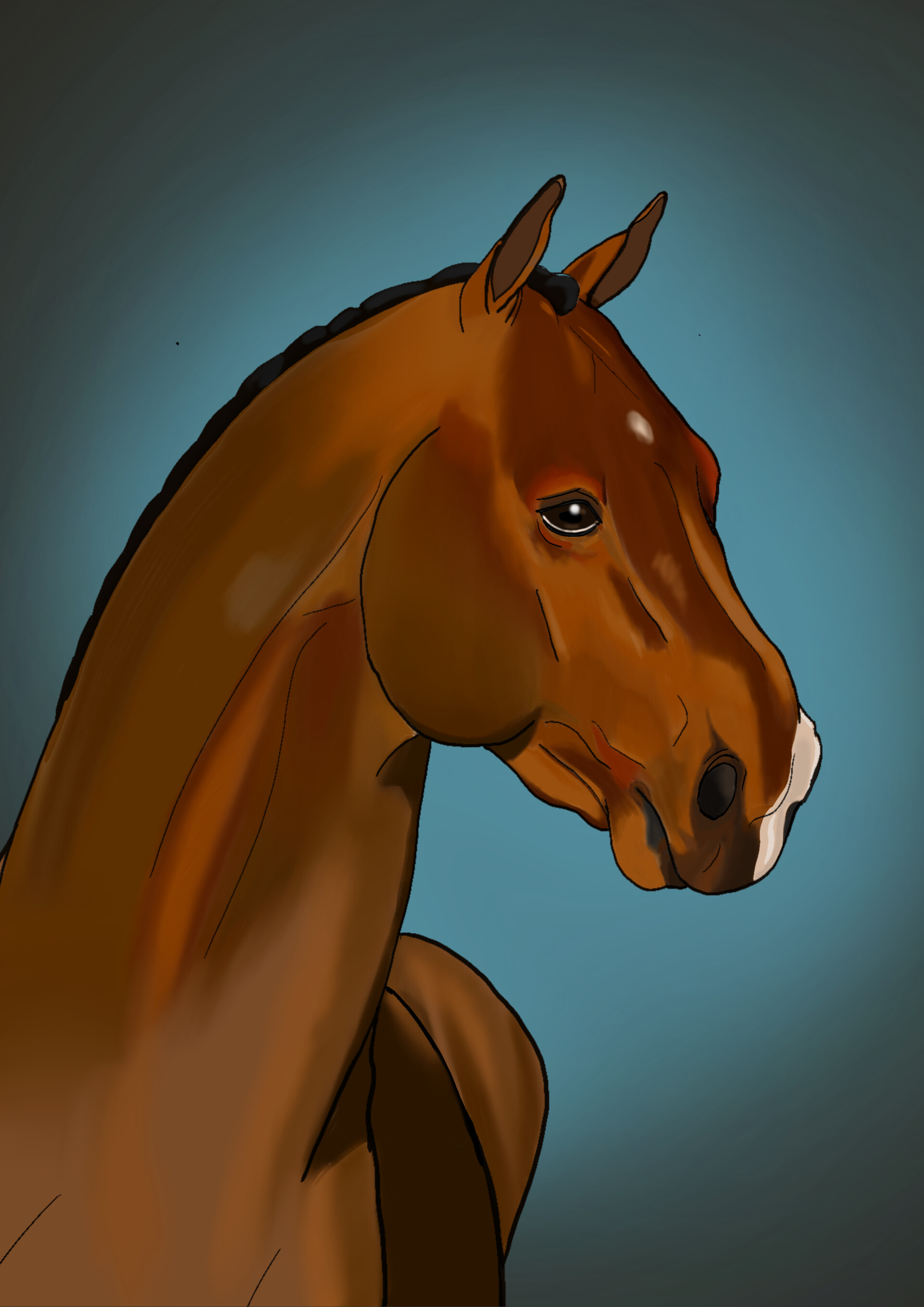 ArtStation - Etude cheval