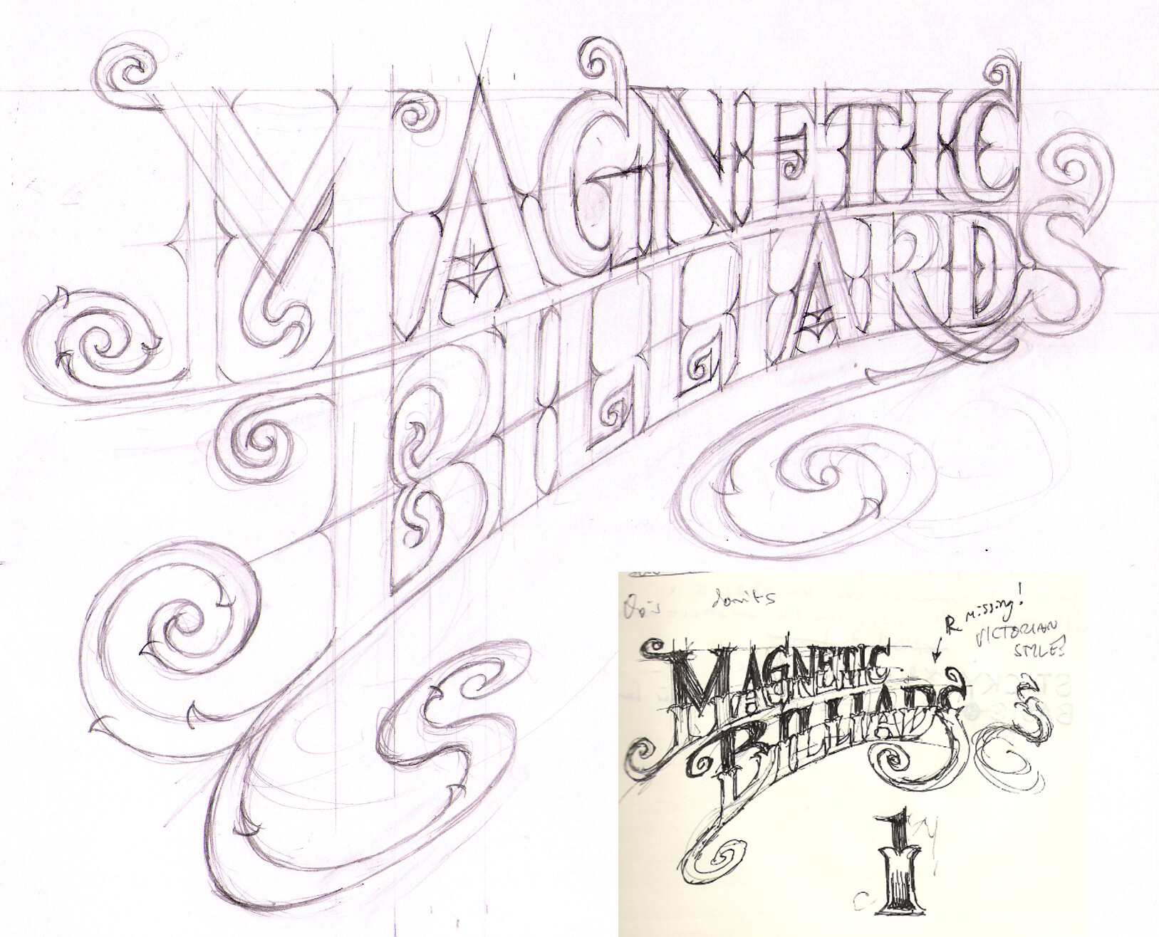 Ste Pickford - Logo - Magnetic Billiards