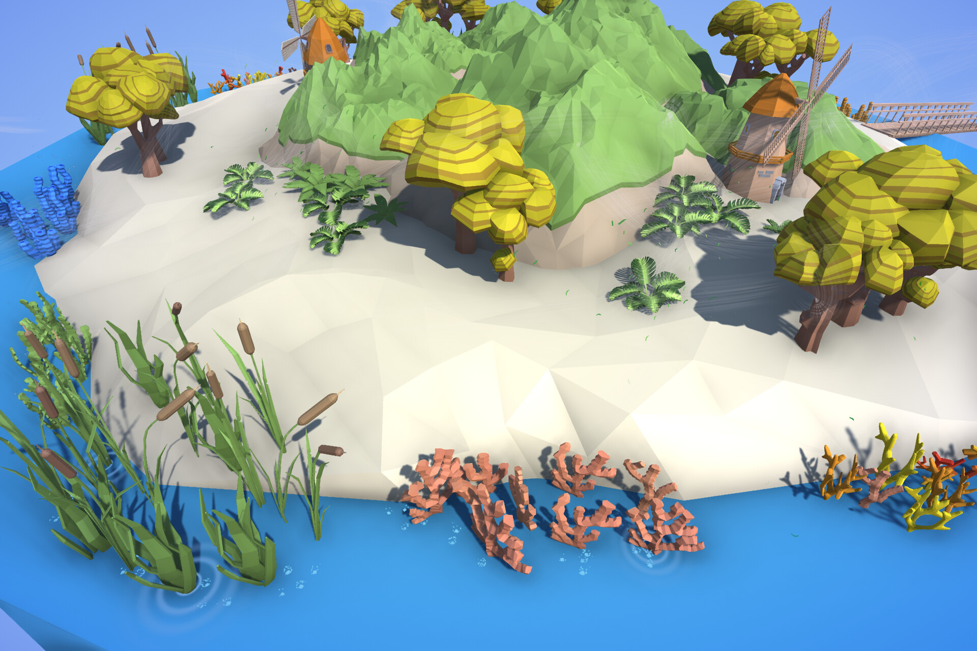 Pure Poly - 3D Models for your Game - Ultimate Low Poly Nature Pack