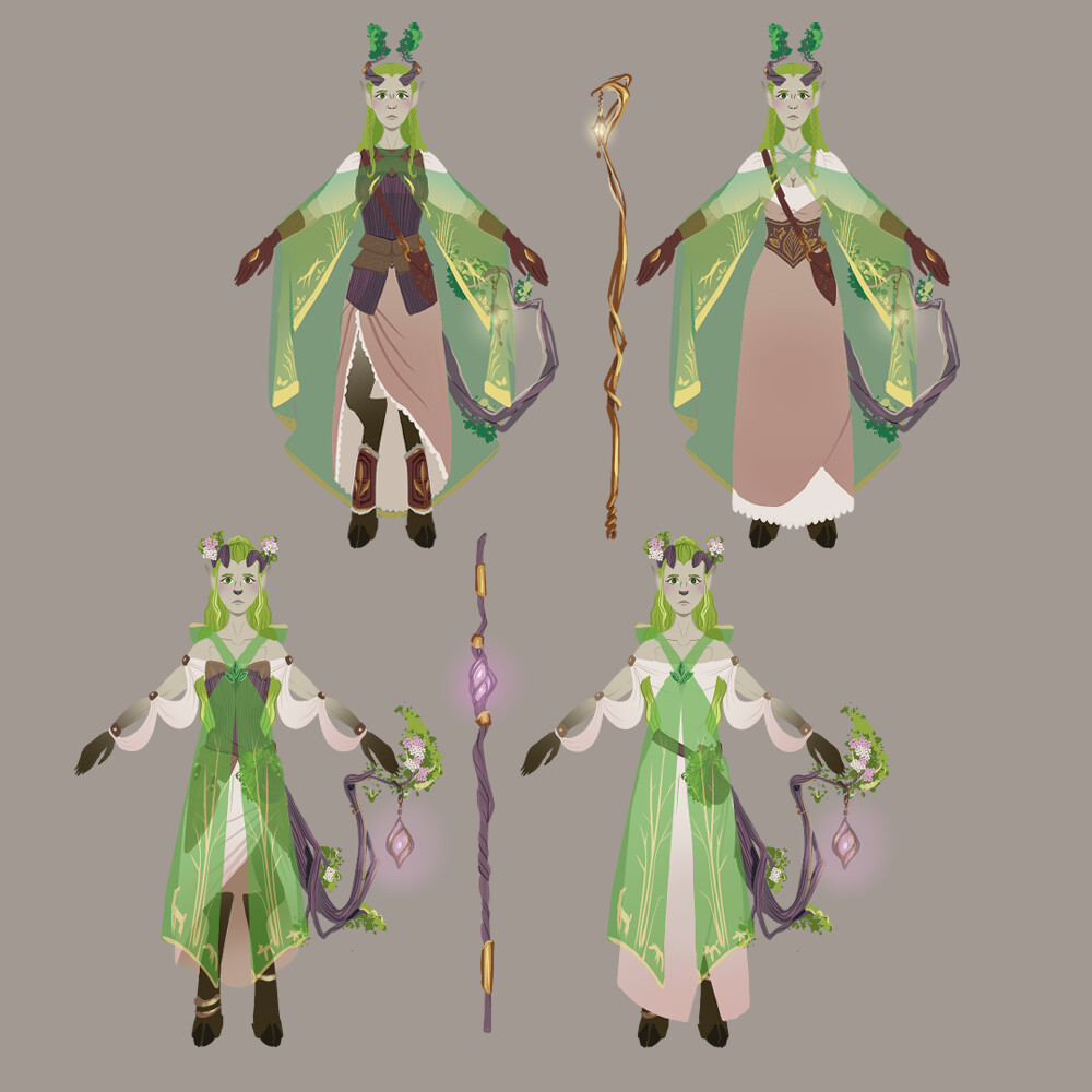 ArtStation - Blodeuyn Initial Designs