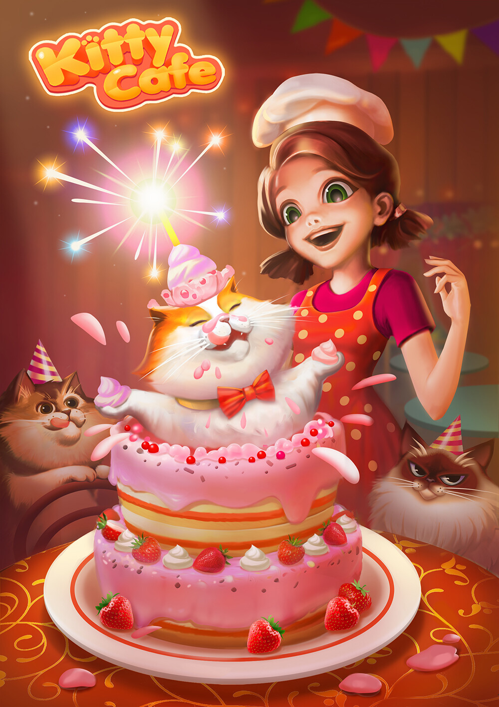 ArtStation - Kitty Cafe