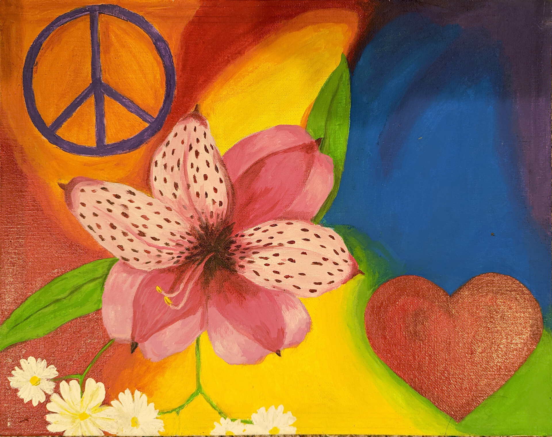 ArtStation - Peace, Flowers, Love