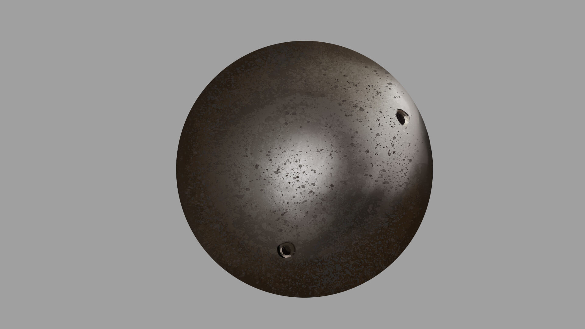 ArtStation - Iron Steel Ball Material Study