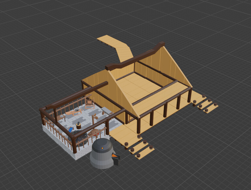 ArtStation - Entire BlackSmith House