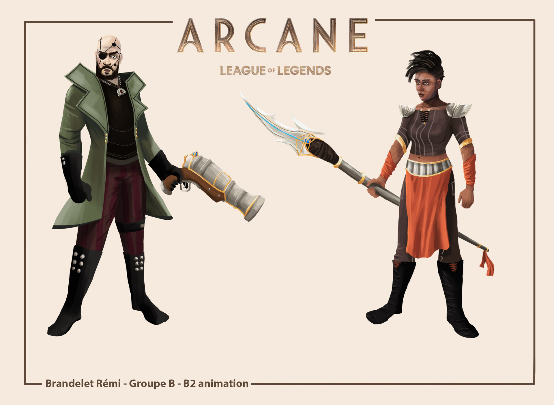 ArtStation - Arcane, concept of character