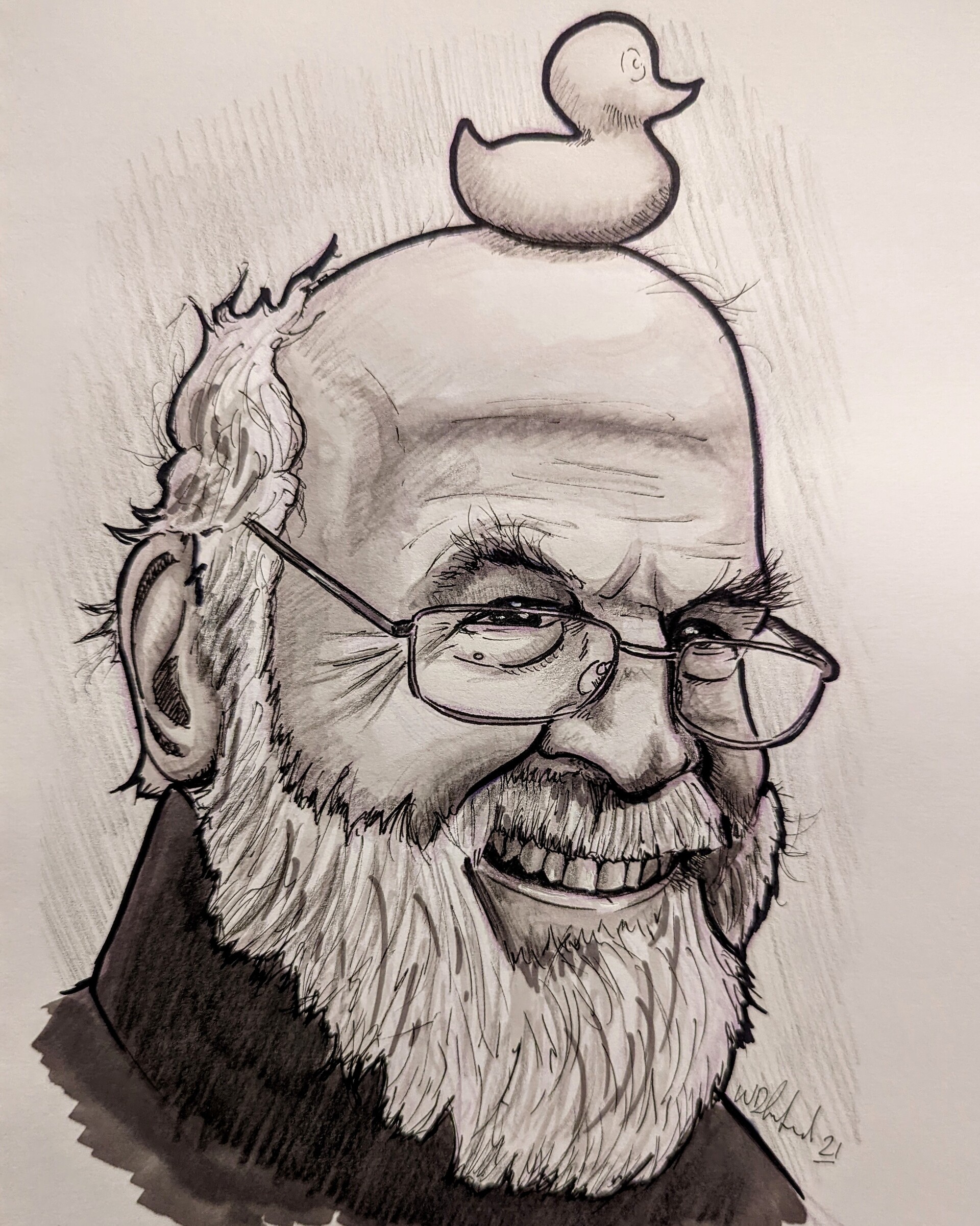 ArtStation - Sir Terry Pratchett