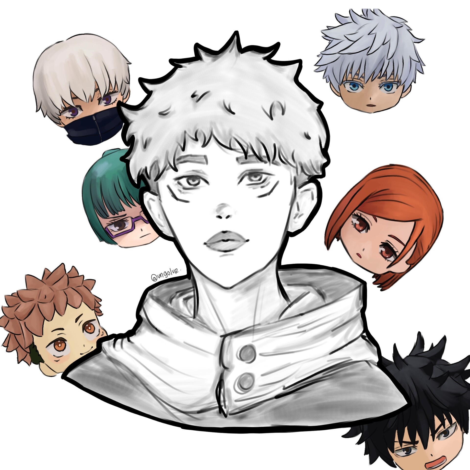 ArtStation - itadori yuji!