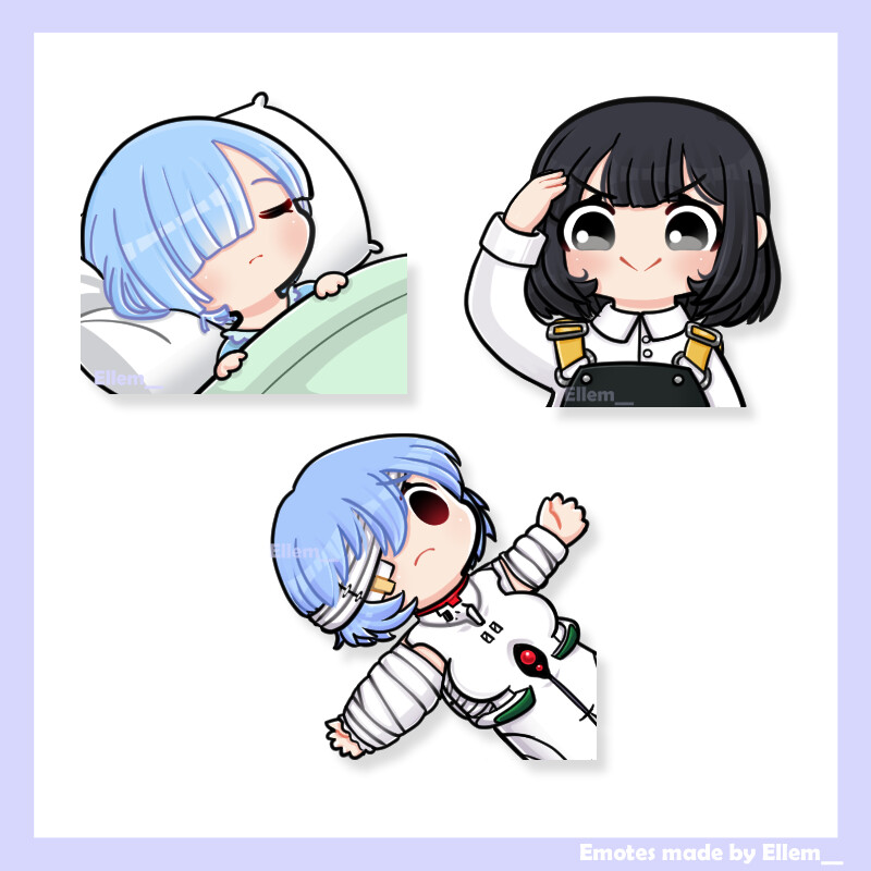 ArtStation - Twitch emotes commission for Powermattttttt