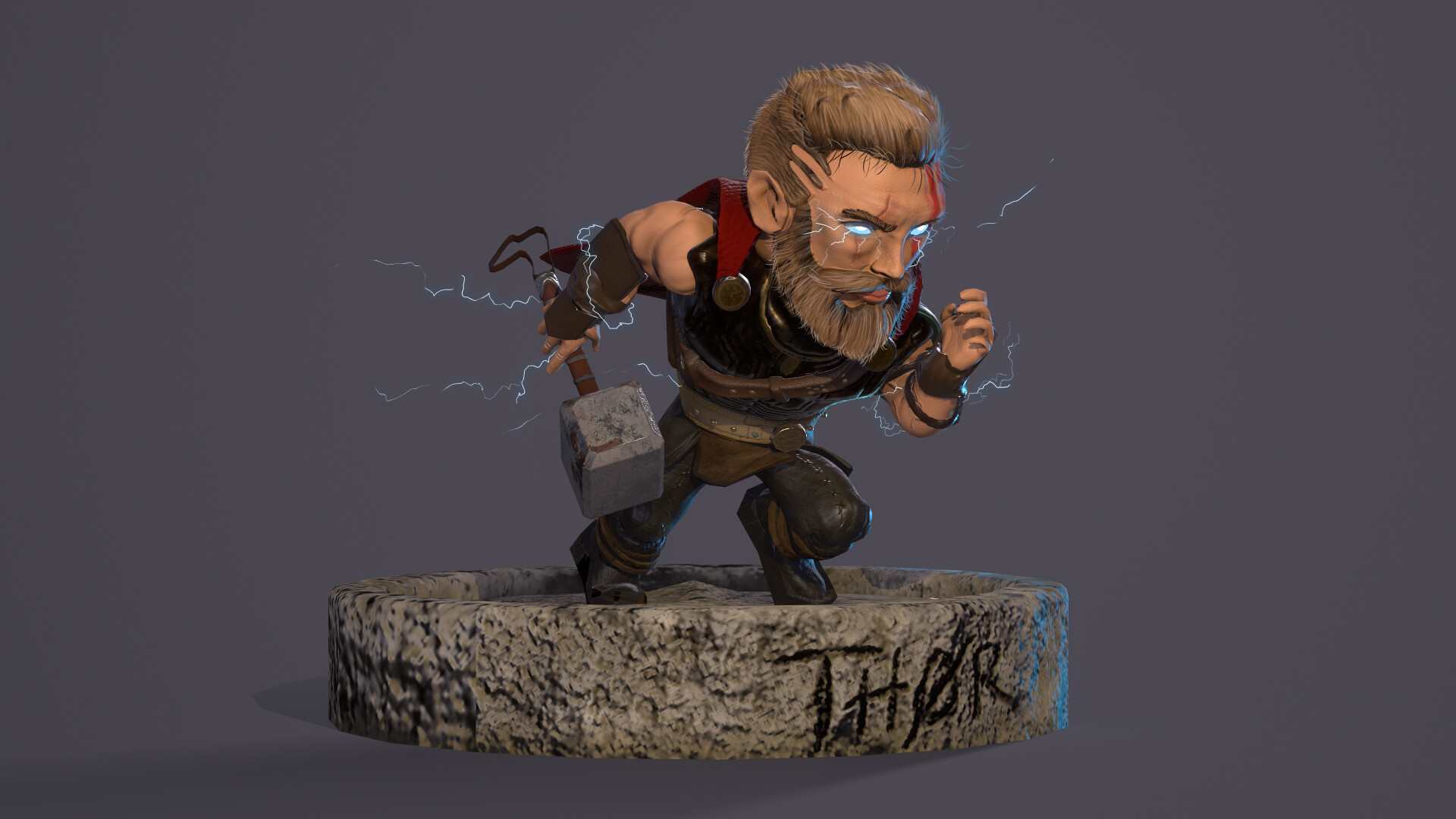 how to draw chibi thor