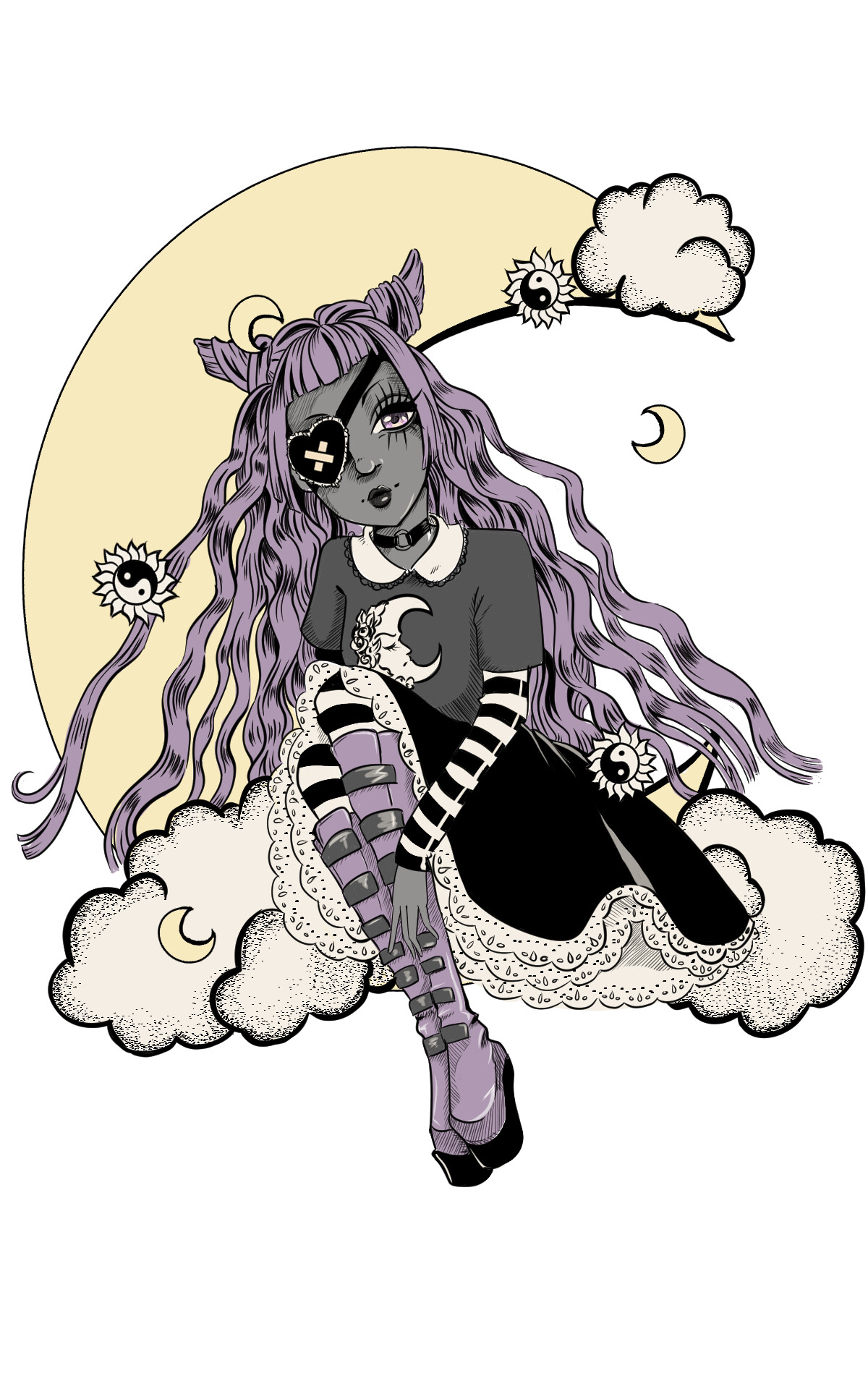 ArtStation - Moon Goth sticker