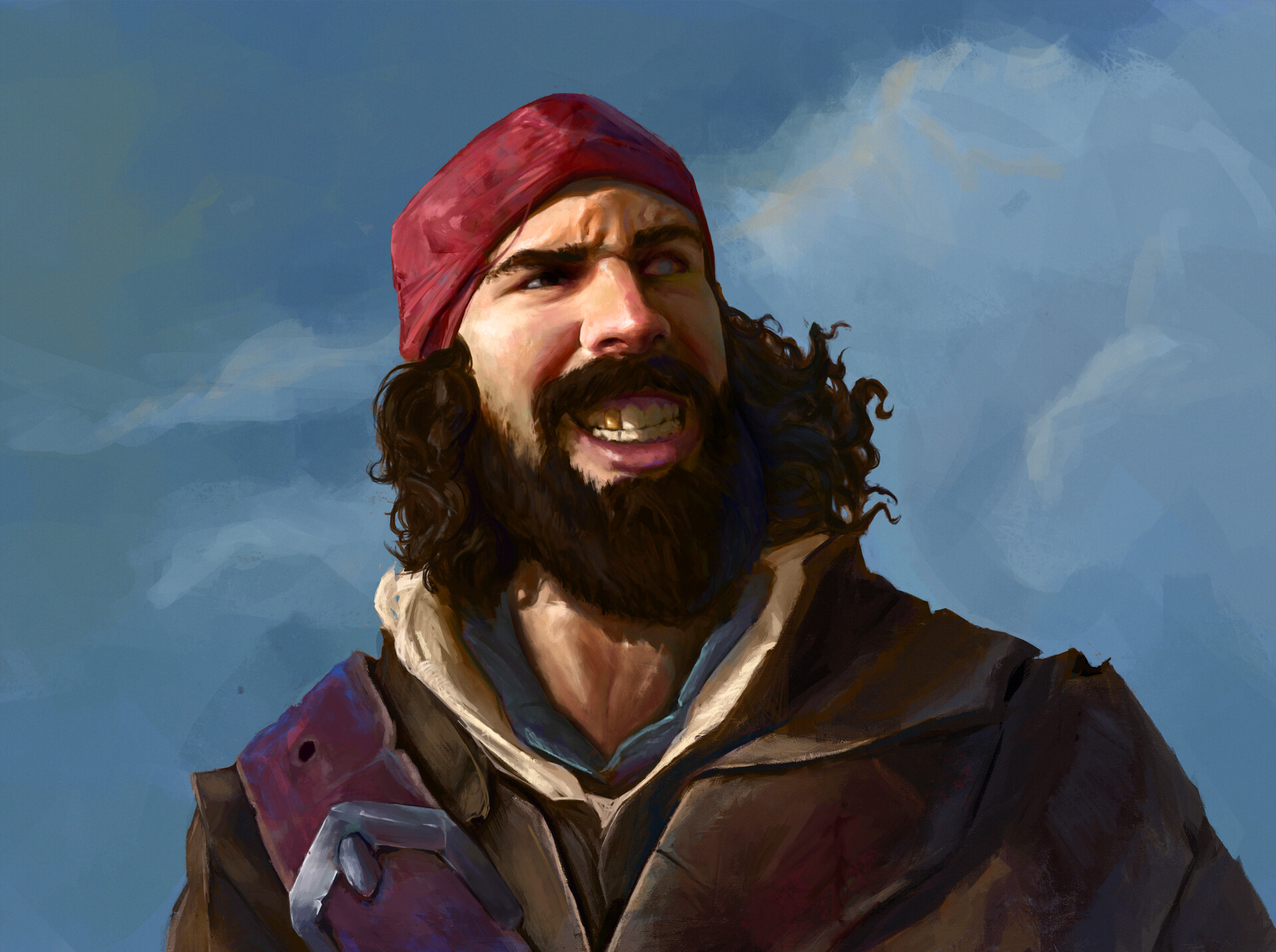 ArtStation - Pirate self portrait