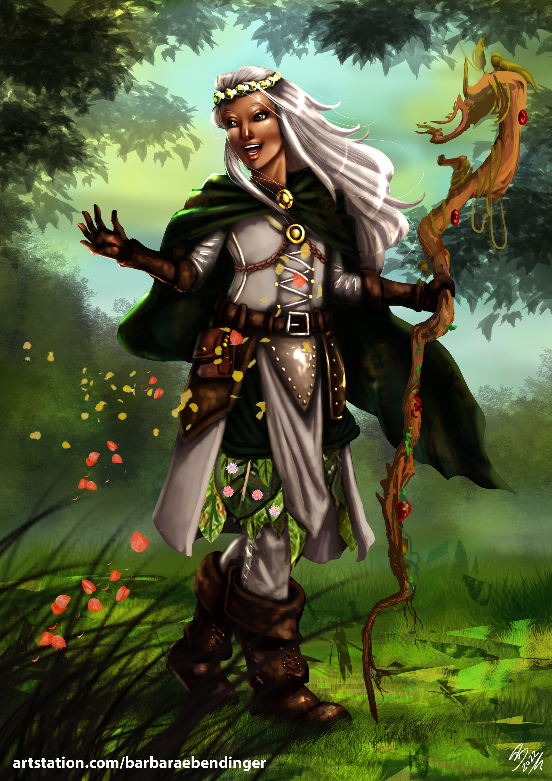 ArtStation - Druid Princess - RPG / DnD character ArtStation - Druid Princess - RPG / DnD character