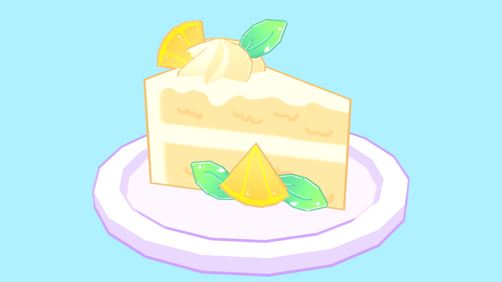 ArtStation - Toon Lemon Cake
