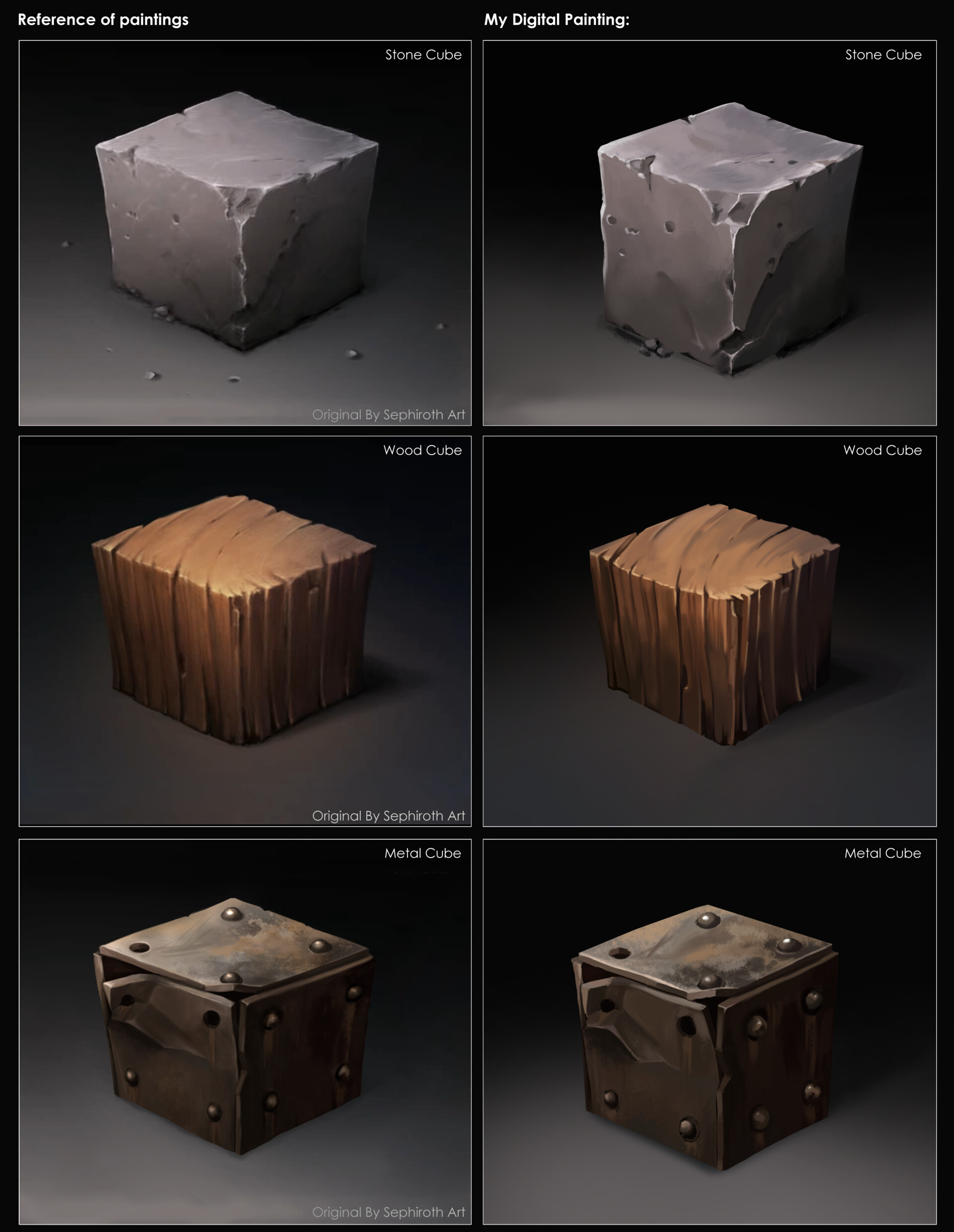 ArtStation - Cube Material Study