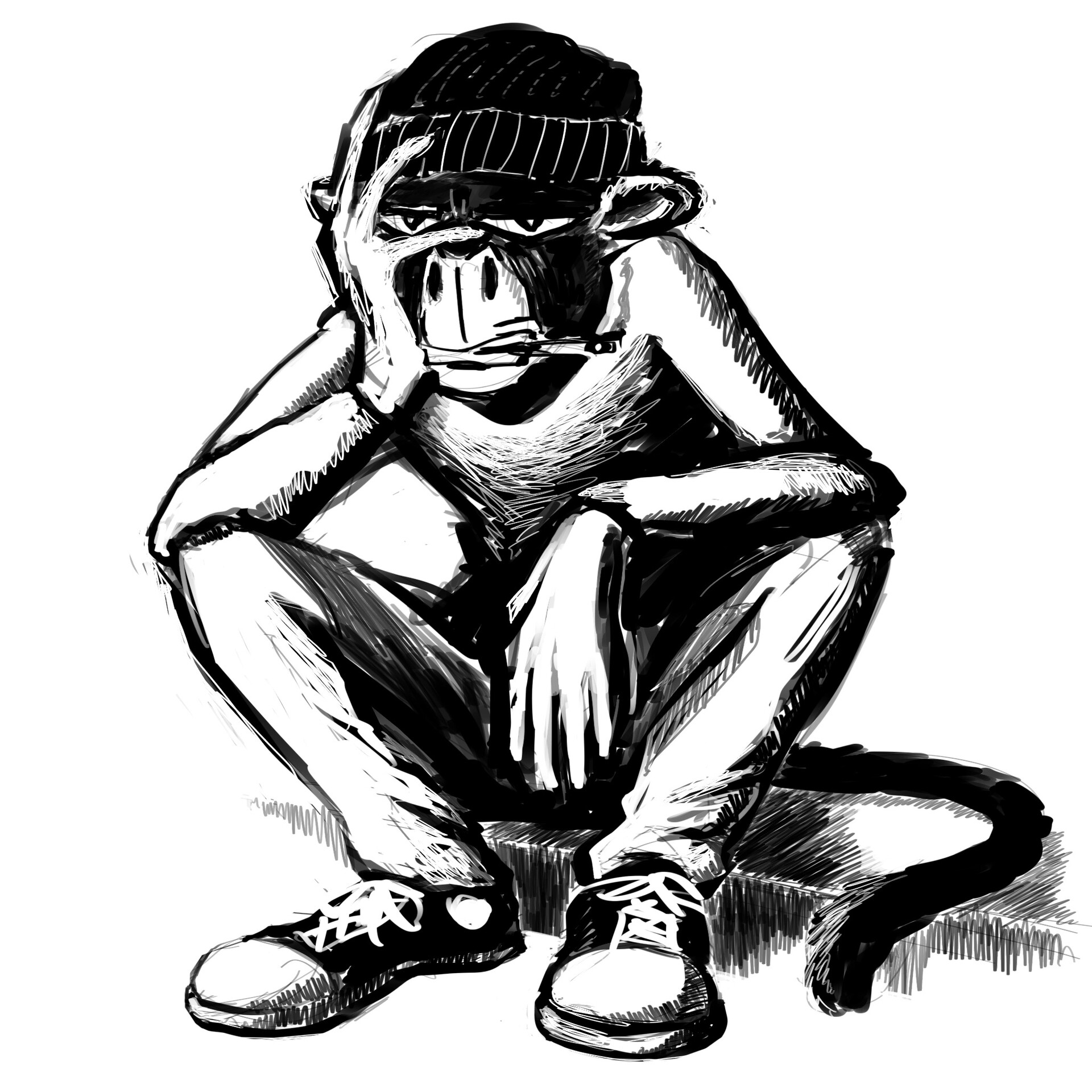 ArtStation - Annoyed Ape